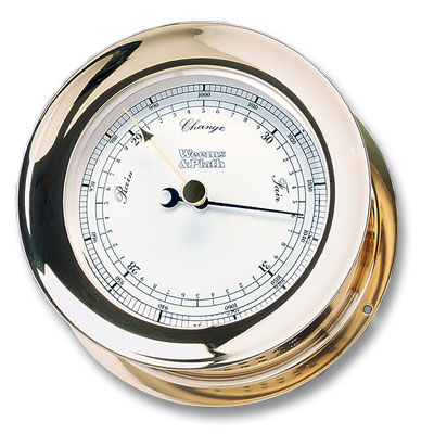 Brass Ship's Barometer from Weems and Plath