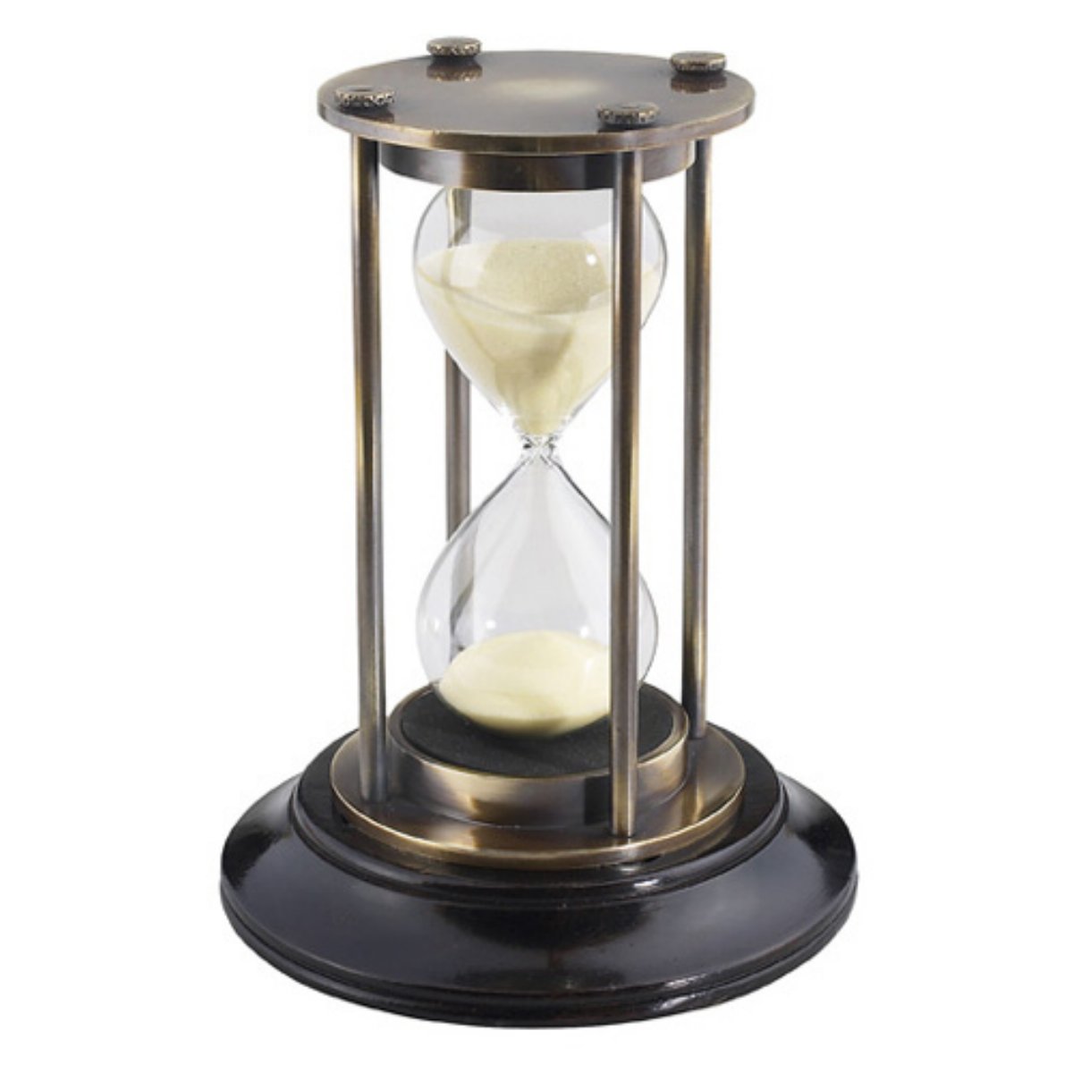 Solid Brass 30 Minute Hour Glass: Prestons
